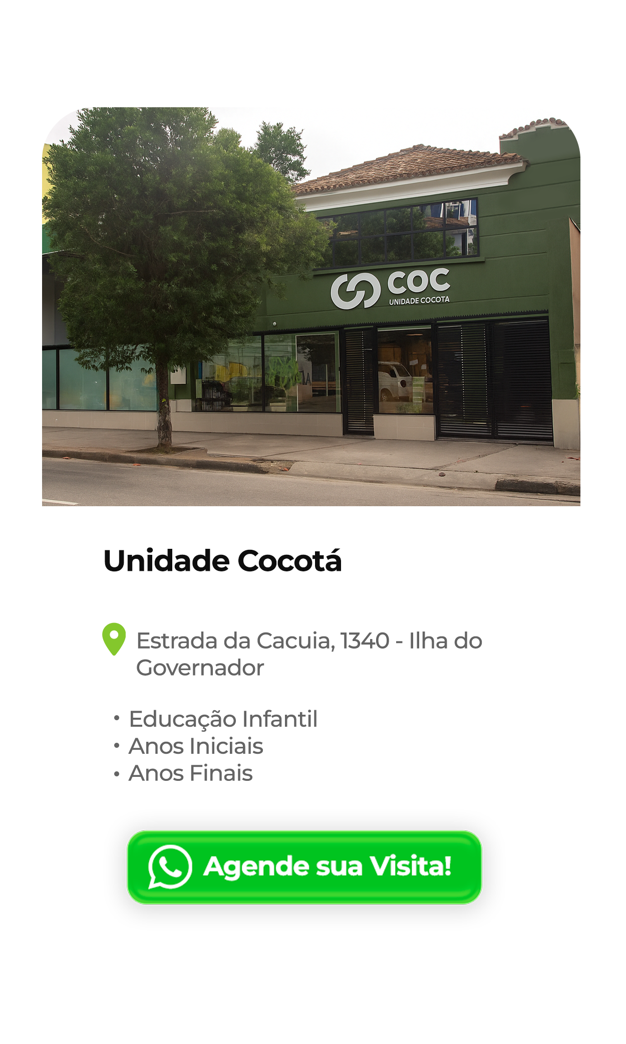 Nova Principal - Matrículas COC